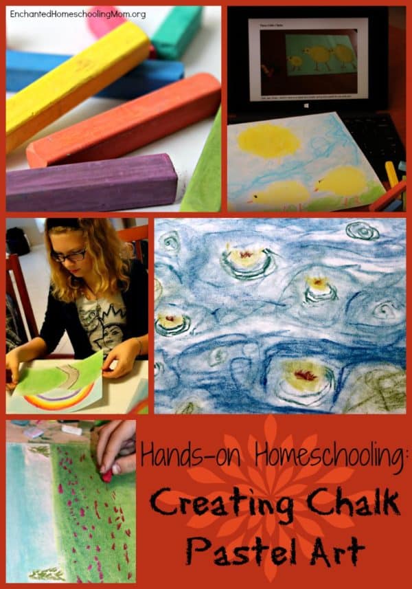 Chalk Pastels ~ An Easy Way to Bring Art into Your Home School