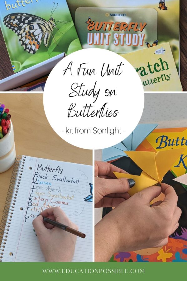 Sonlight Butterfly Unit Study