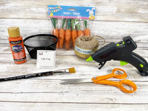 Carrot Easter Basket Craft