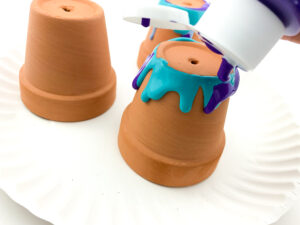 Pour Painting Flower Pot
