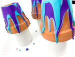 Pour Painting Flower Pot