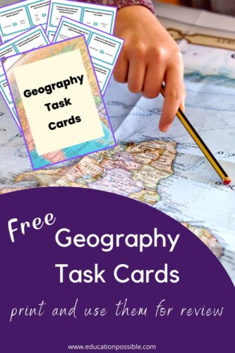 Geography Task Cards