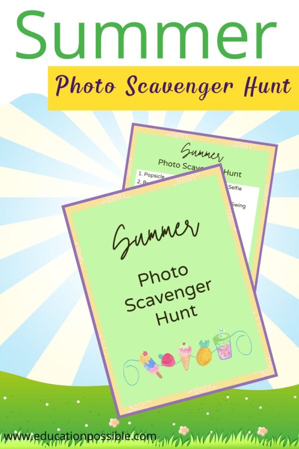 Summer Photo Scavenger Hunt for Tweens